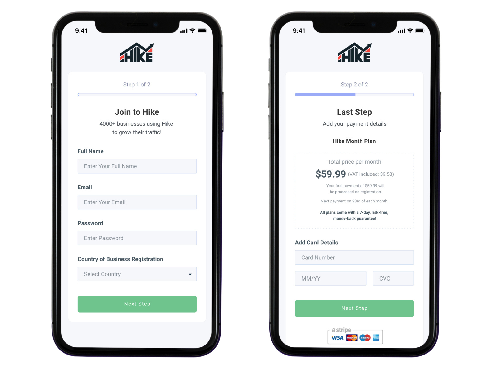 Registration Page Mobile by Roman Sokolov on Dribbble