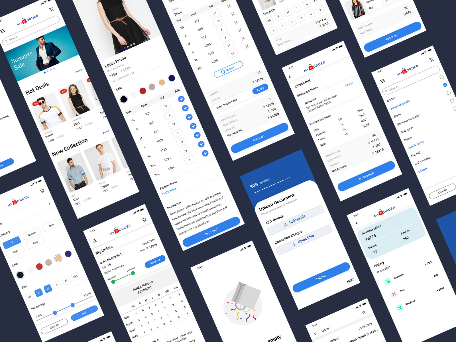 B2B App by Ajay Ganiger on Dribbble