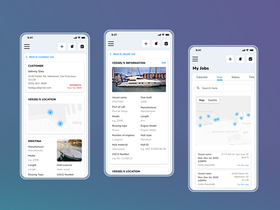 Screens of web-based platform by devabit design on Dribbble