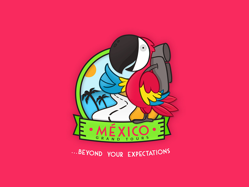 México Grand Tours by Michelle Bordon ★ on Dribbble