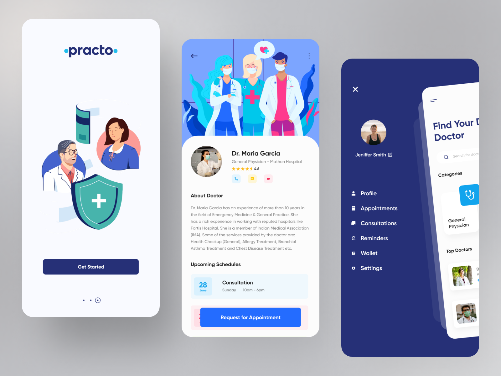 Doctor Consultation App Design - Medical App by Arpit Agrawal on Dribbble