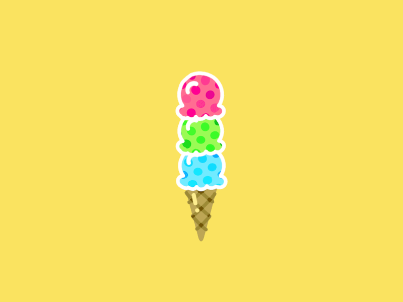 RGB Ice Cream by EJ Hassenfratz on Dribbble