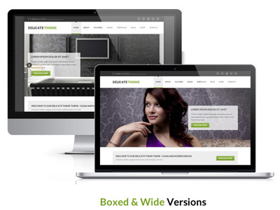New Delicate - Responsive Multipurpose HTML5 Template by DesignThemes on Dribbble