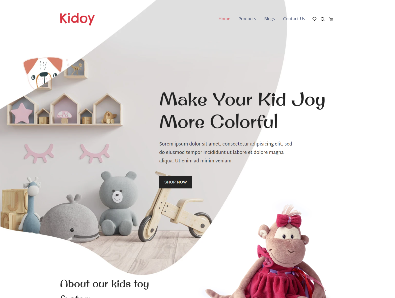Boom - Kidoy Shopify Theme by WorldInspiration on Dribbble