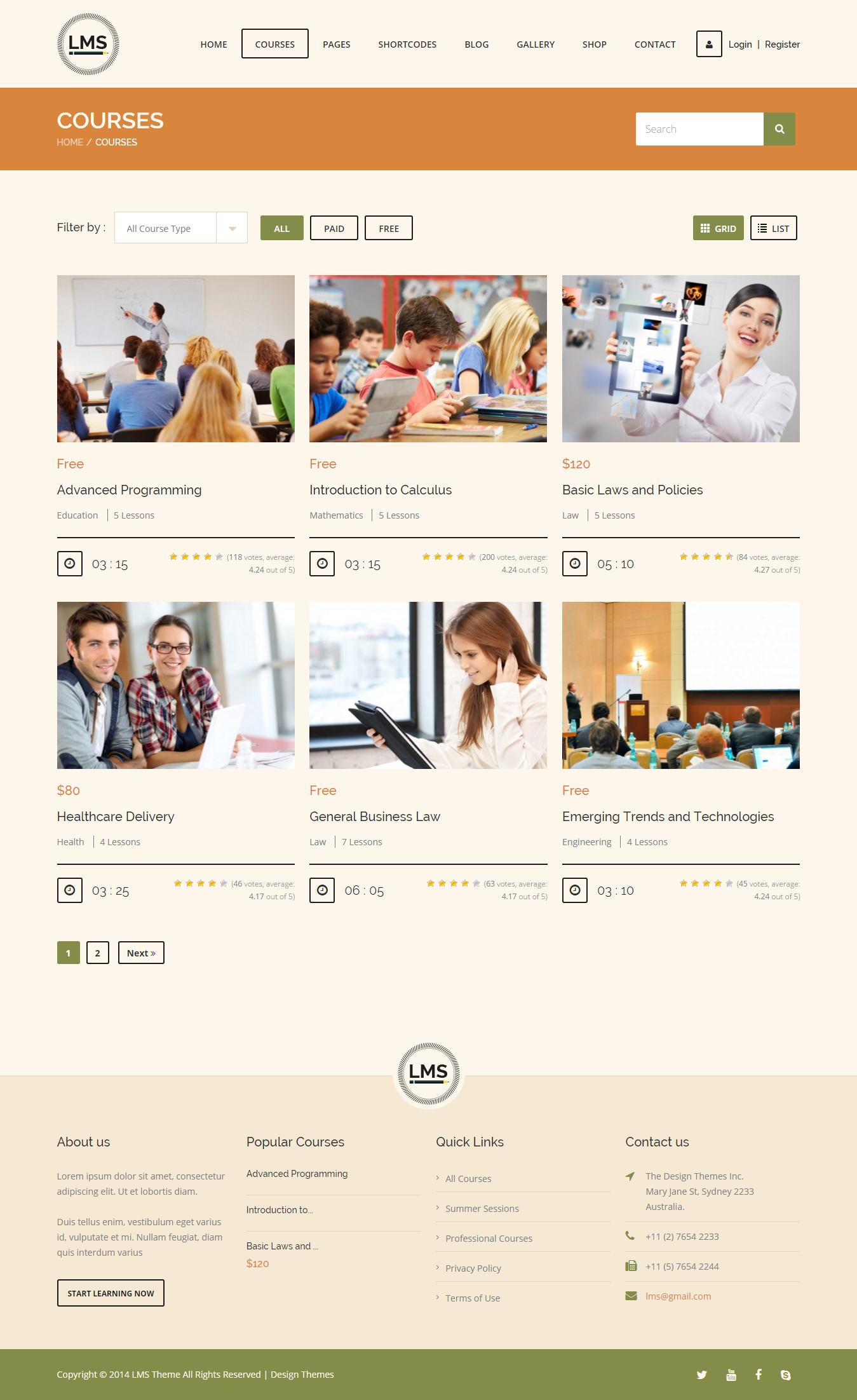 Dribbble - lms___courses.png by WorldInspiration