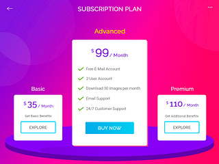 Subscription Plan designs, themes, templates and downloadable graphic ...