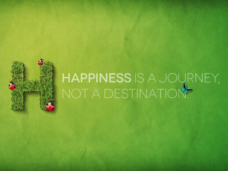Happiness Is A Journey by Kevin Donnigan on Dribbble