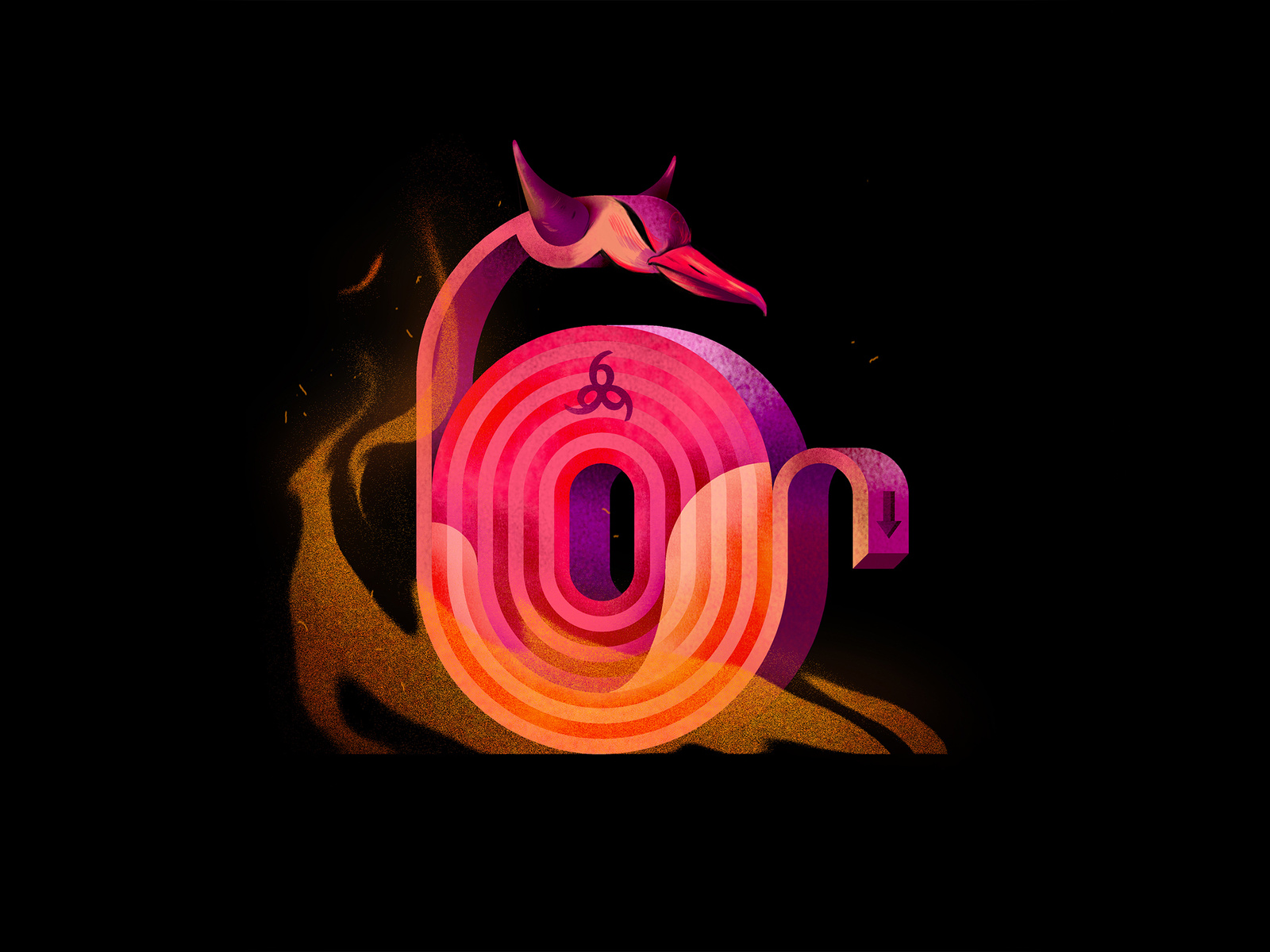 Devil number 6 by Laurynas on Dribbble