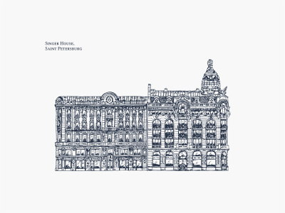 Singer House by Mary Zabaikina on Dribbble