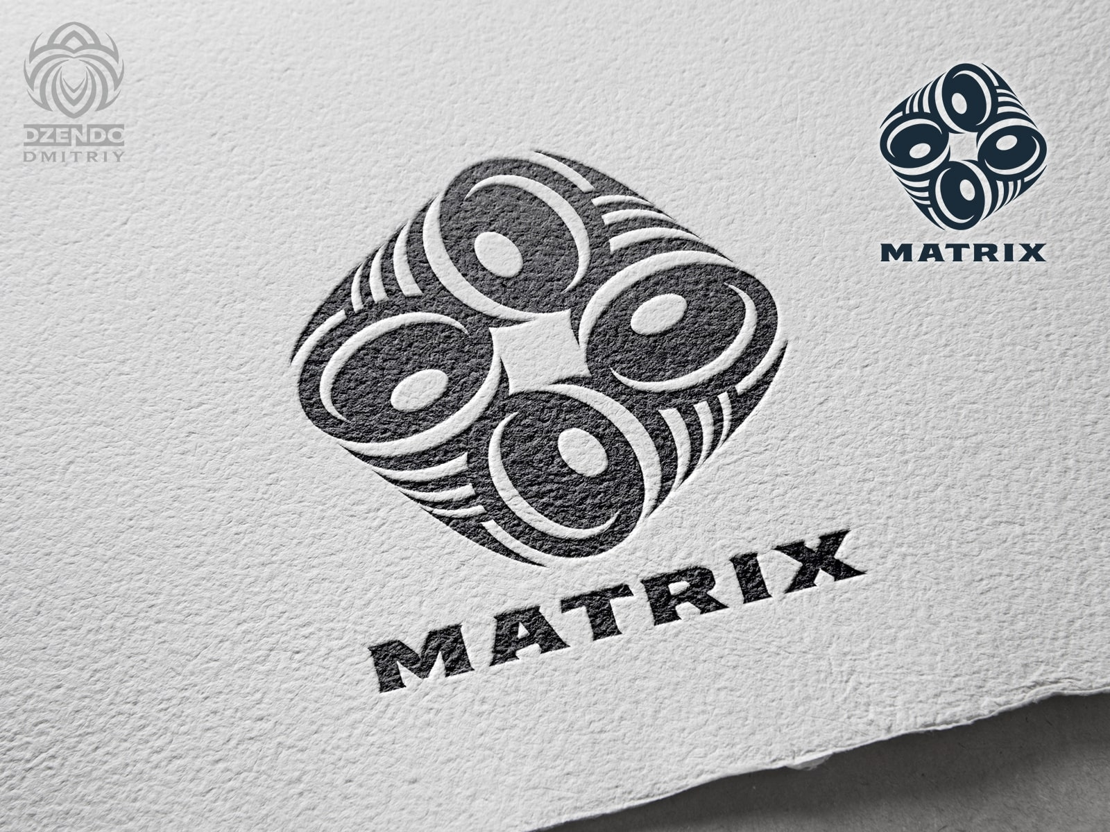 Matrix logo by Dmitriy Dzendo on Dribbble