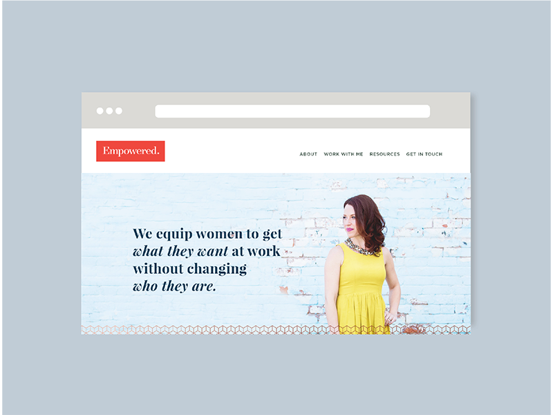 Empowered Life Coaching Squarespace Website Design by Function Creative ...