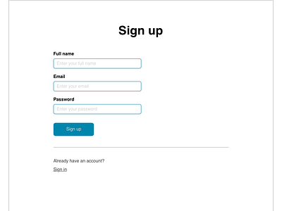 Day 1 Signup by stanley s on Dribbble