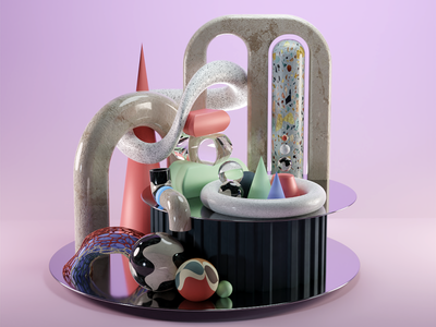 3D Form Exploration by Alex Hartman on Dribbble