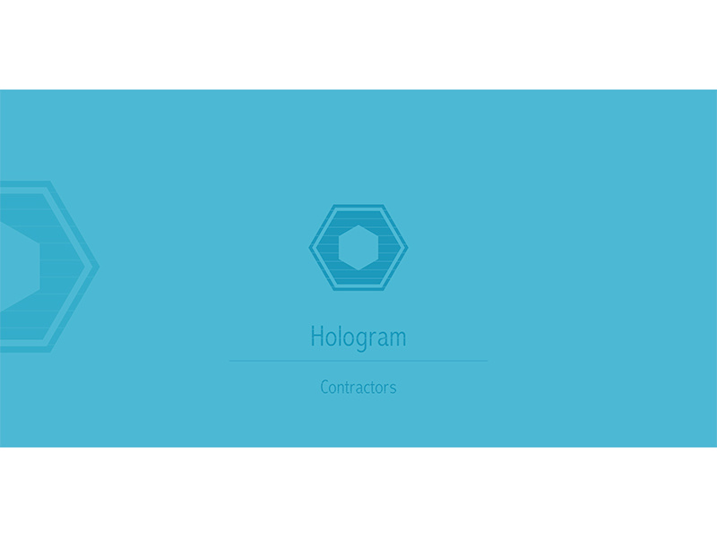 Hologram Logo by Stephen Salyer on Dribbble