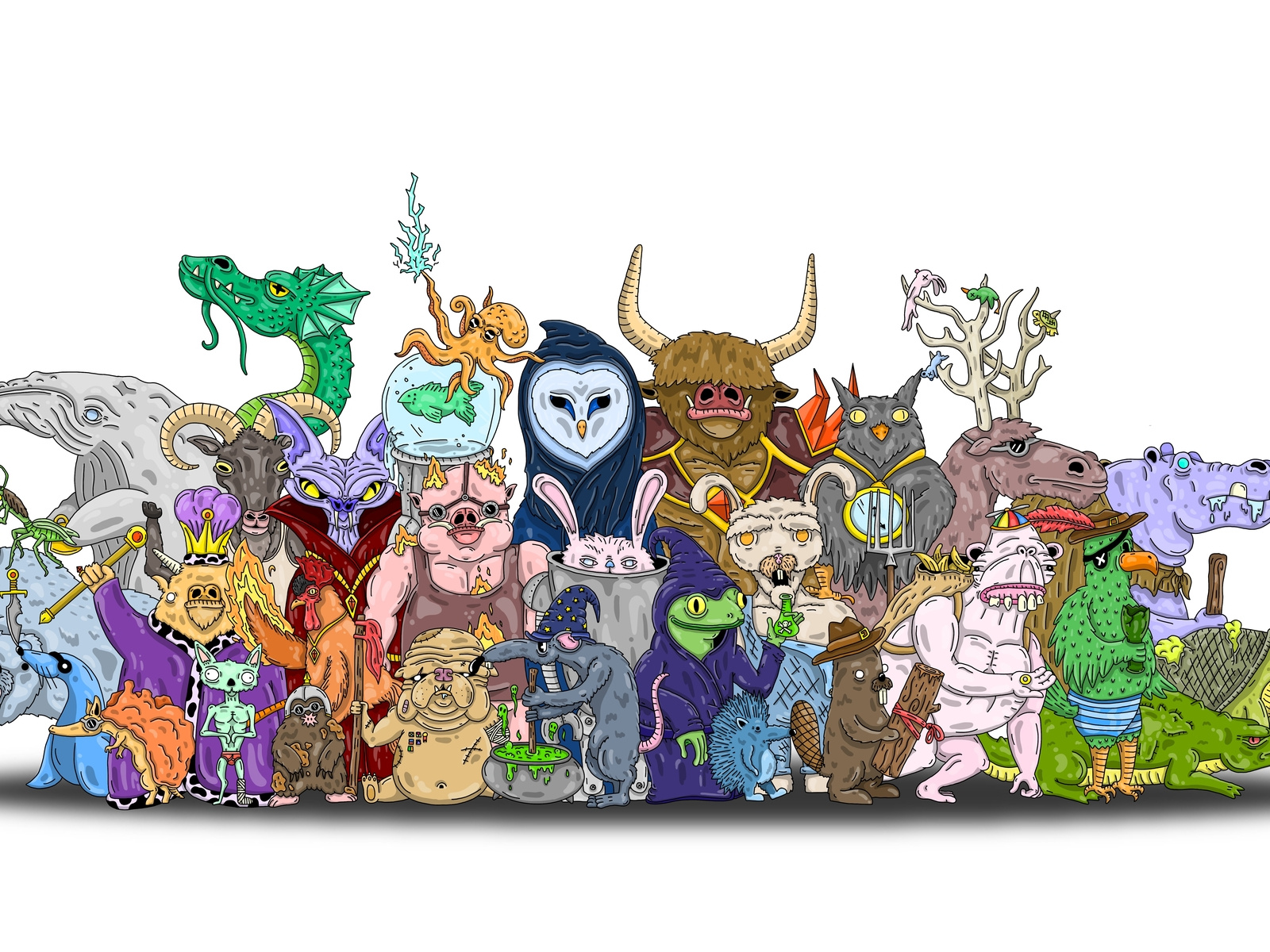 Inktober Color by Santiago Gatica B. on Dribbble