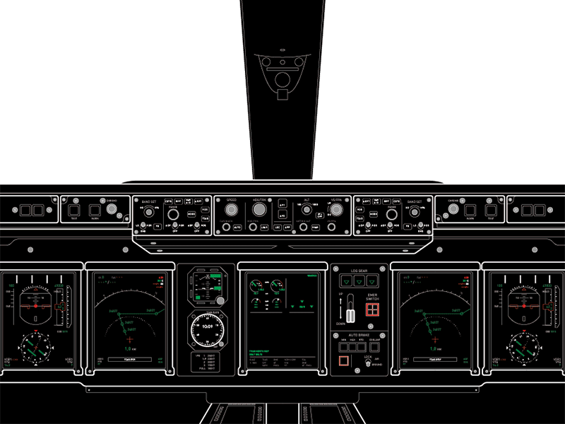 vector.cockpits(12) [tech.illustration /73h] by R on Dribbble