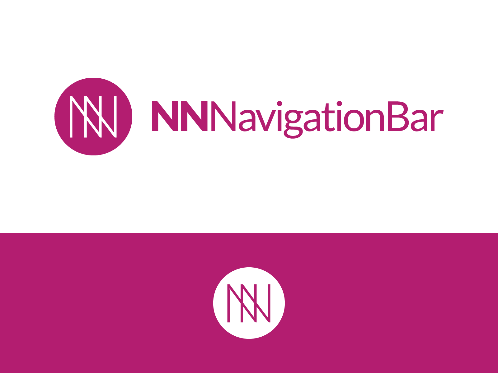 NNNavigationBar Logo Design by Anhar Ismail on Dribbble