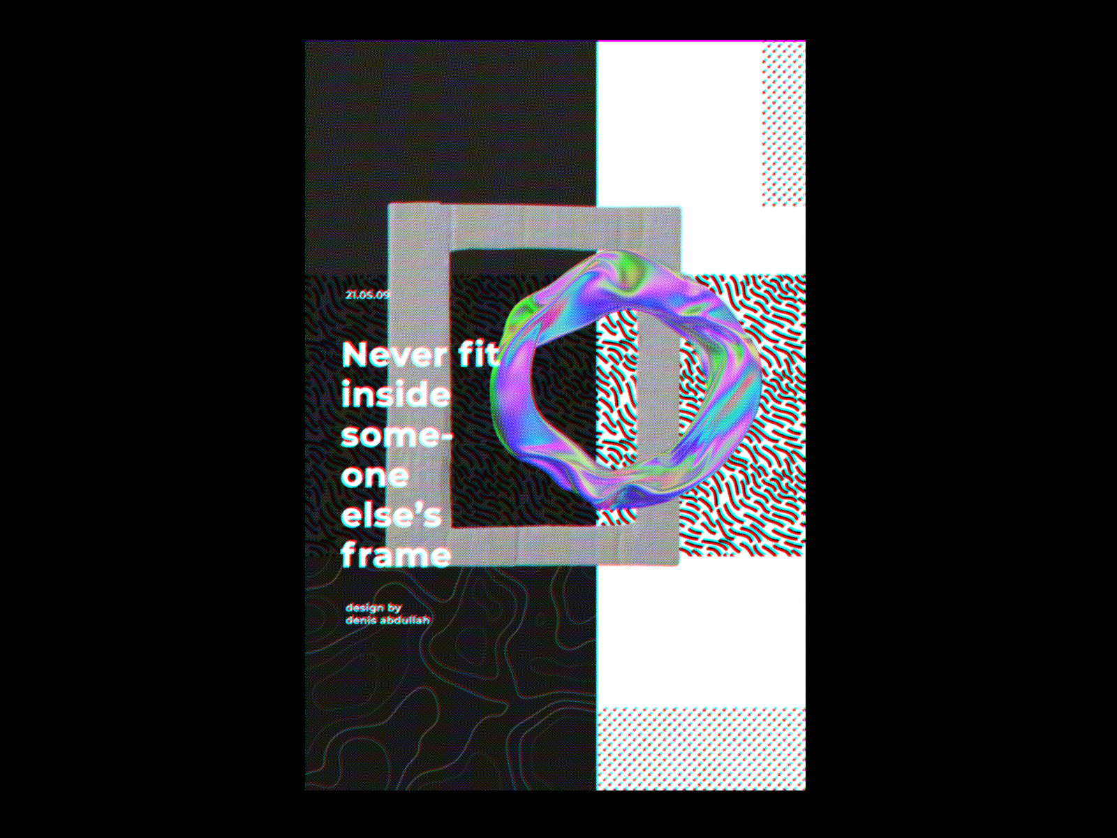 Never Fit Inside a Frame by Denis Abdullah on Dribbble