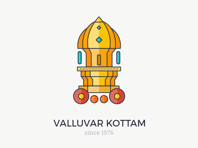 Valluvar kottam by karry on Dribbble