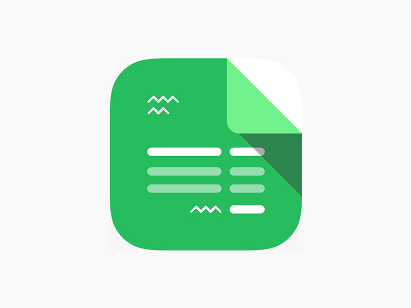 Invoice App Icon by karry on Dribbble