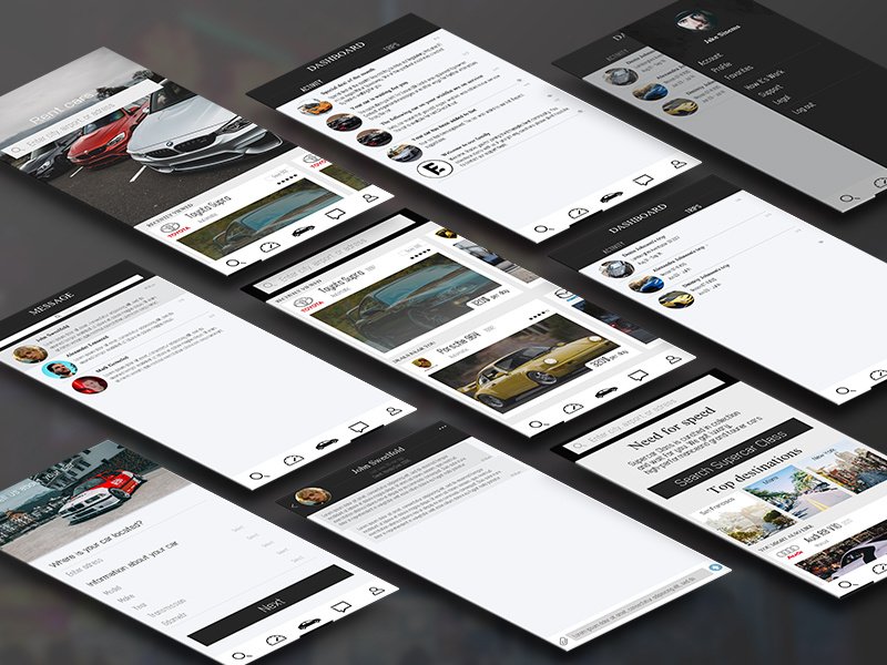 Car Rent App | UI/UX Practice by Dmitriy on Dribbble