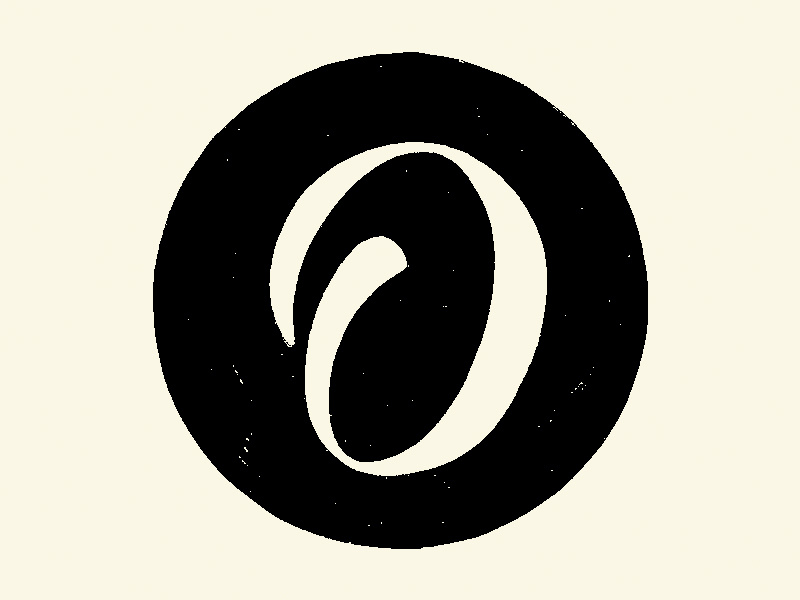 Letter O by Dipta Design on Dribbble