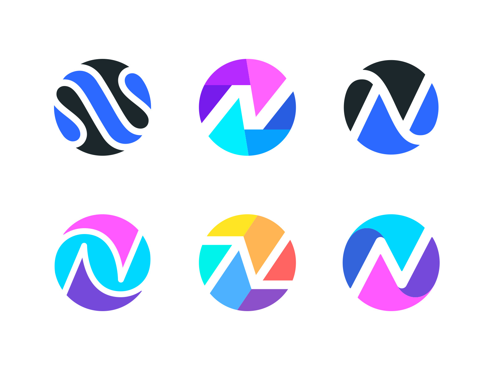 N / Circle / Versions by Kakha Kakhadzen on Dribbble