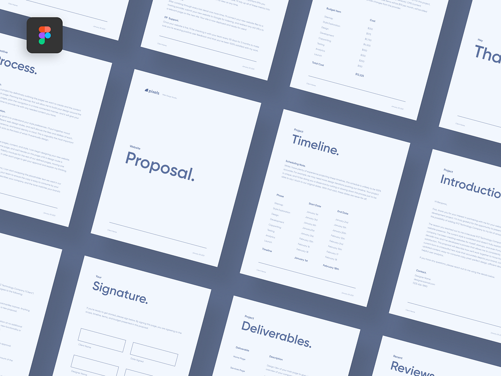 My Figma Website Proposal Template 👍 by Michael Yonke on Dribbble