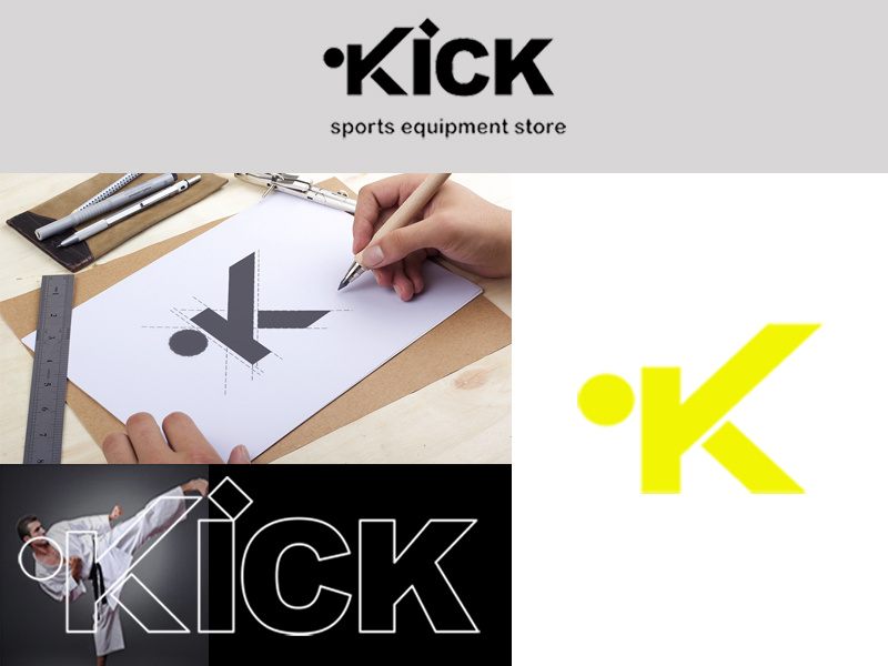 Kick logo by nur efendi on Dribbble