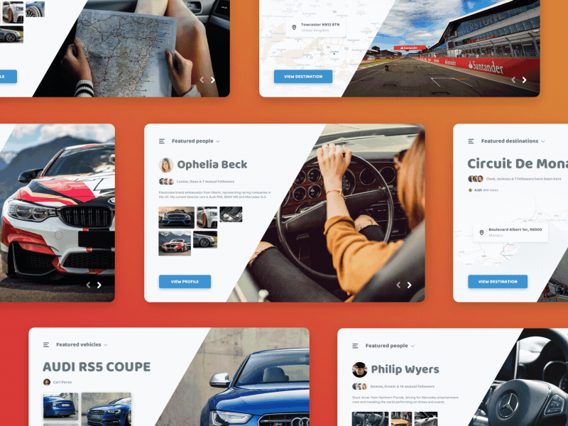 Feature Cards Collection by Pontus Wellgraf on Dribbble