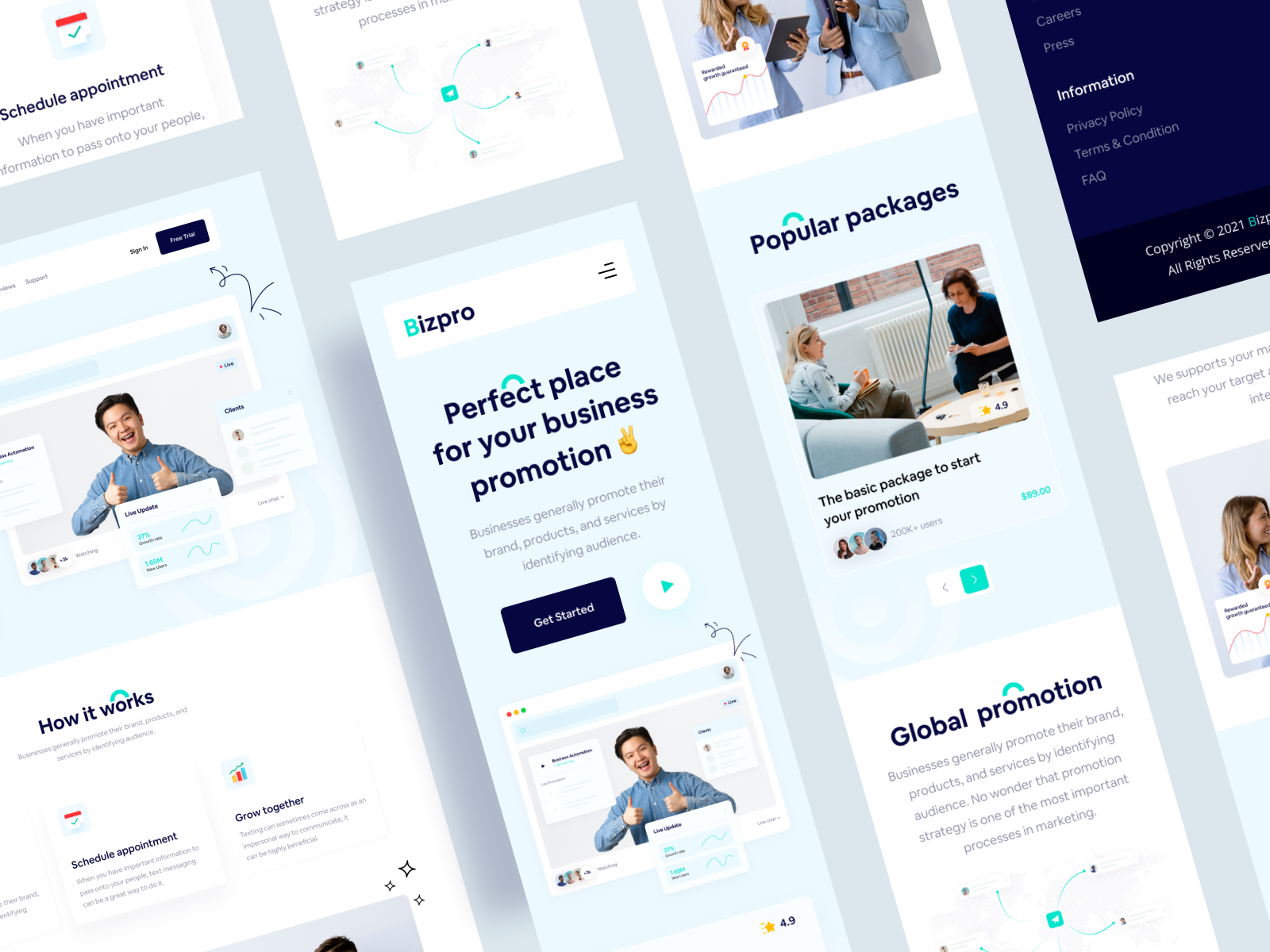 Bizpro - A Business Promotion Solution Responsive UI by RH | Web ...