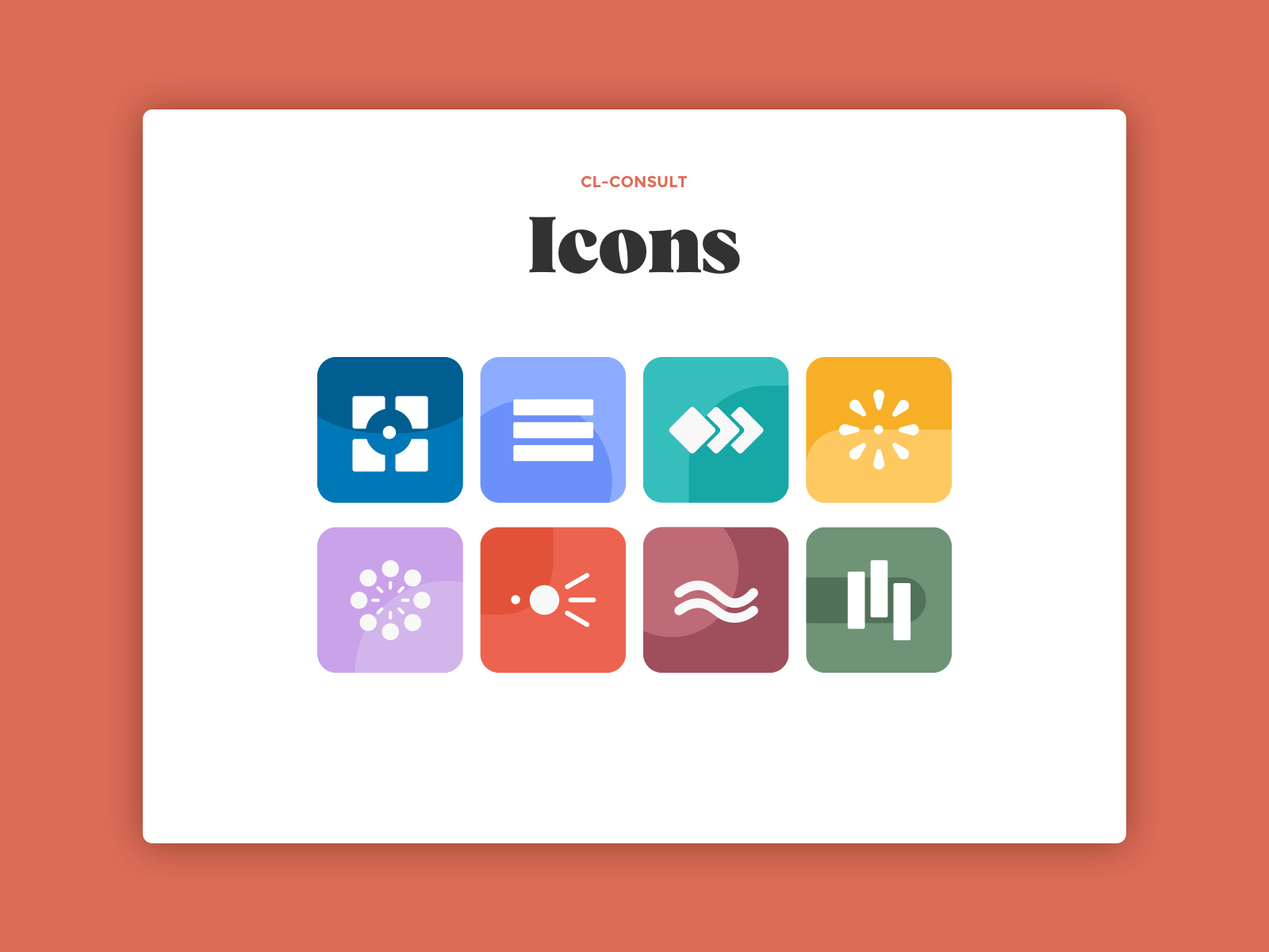 CL Consult Icons by Hugo Marty on Dribbble