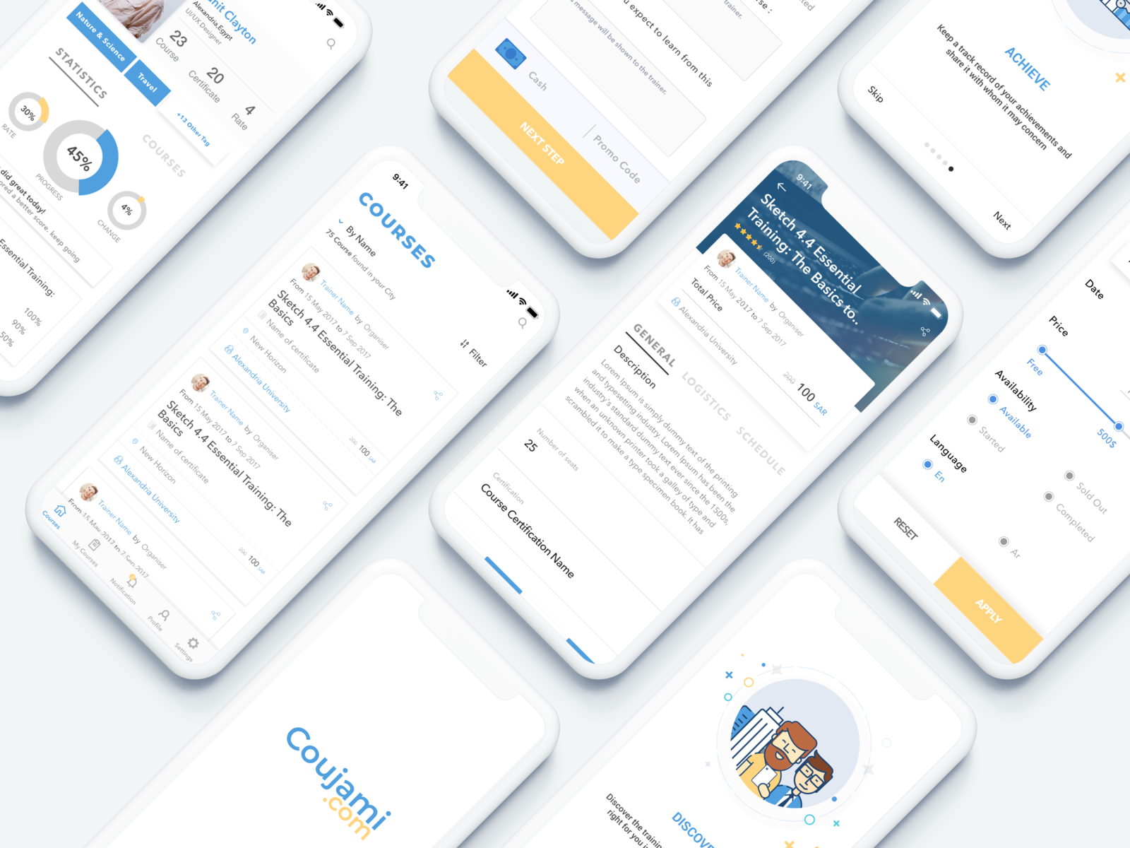 Courses App by Hanzada H. Zada on Dribbble