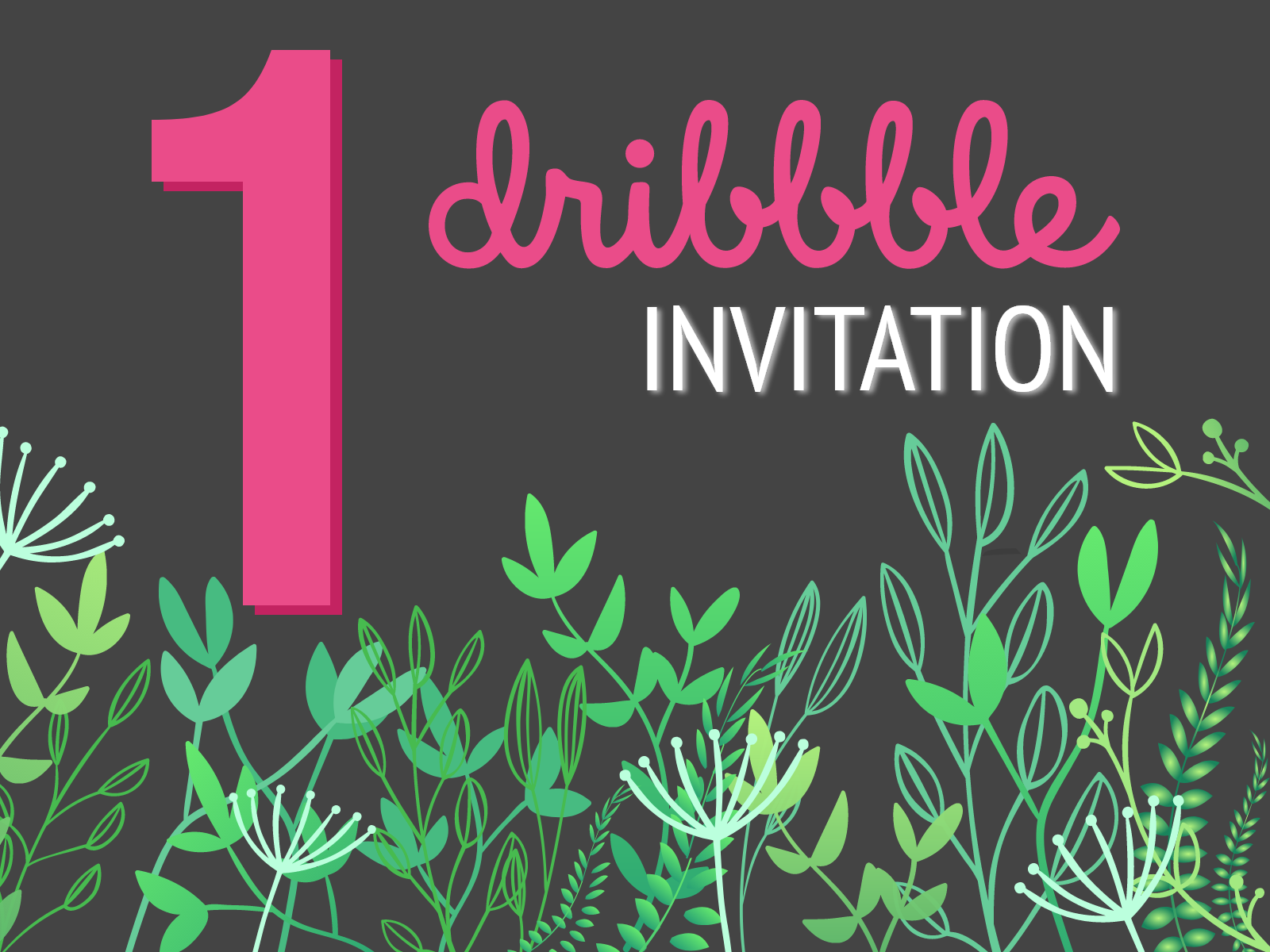 Dribbble Invitation by Shivanee Jaiswal on Dribbble