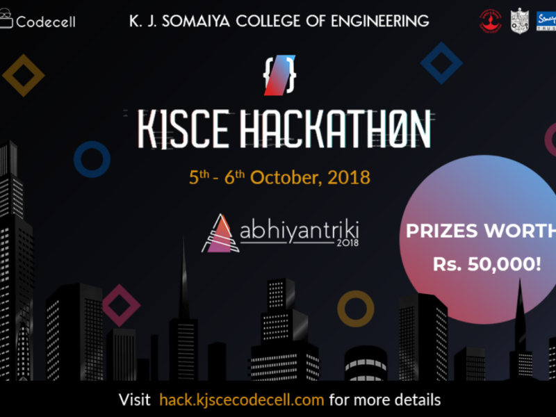 Kjsce Hackathon Poster By Shivanee Jaiswal On Dribbble 