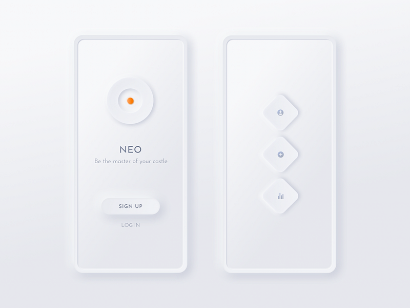 Neumorphic UI kit NEU by Samson Vowles🕺 on Dribbble