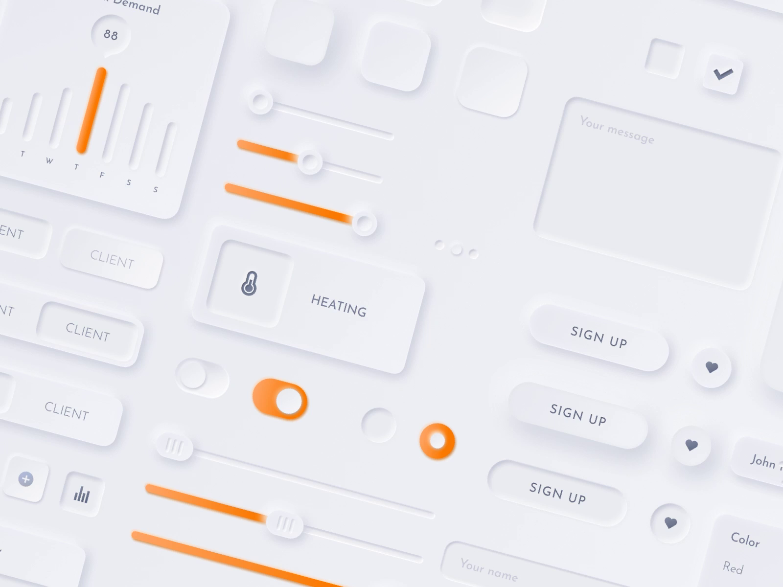 Neumorphic Ui Kit By Samson Vowles🕺 On Dribbble