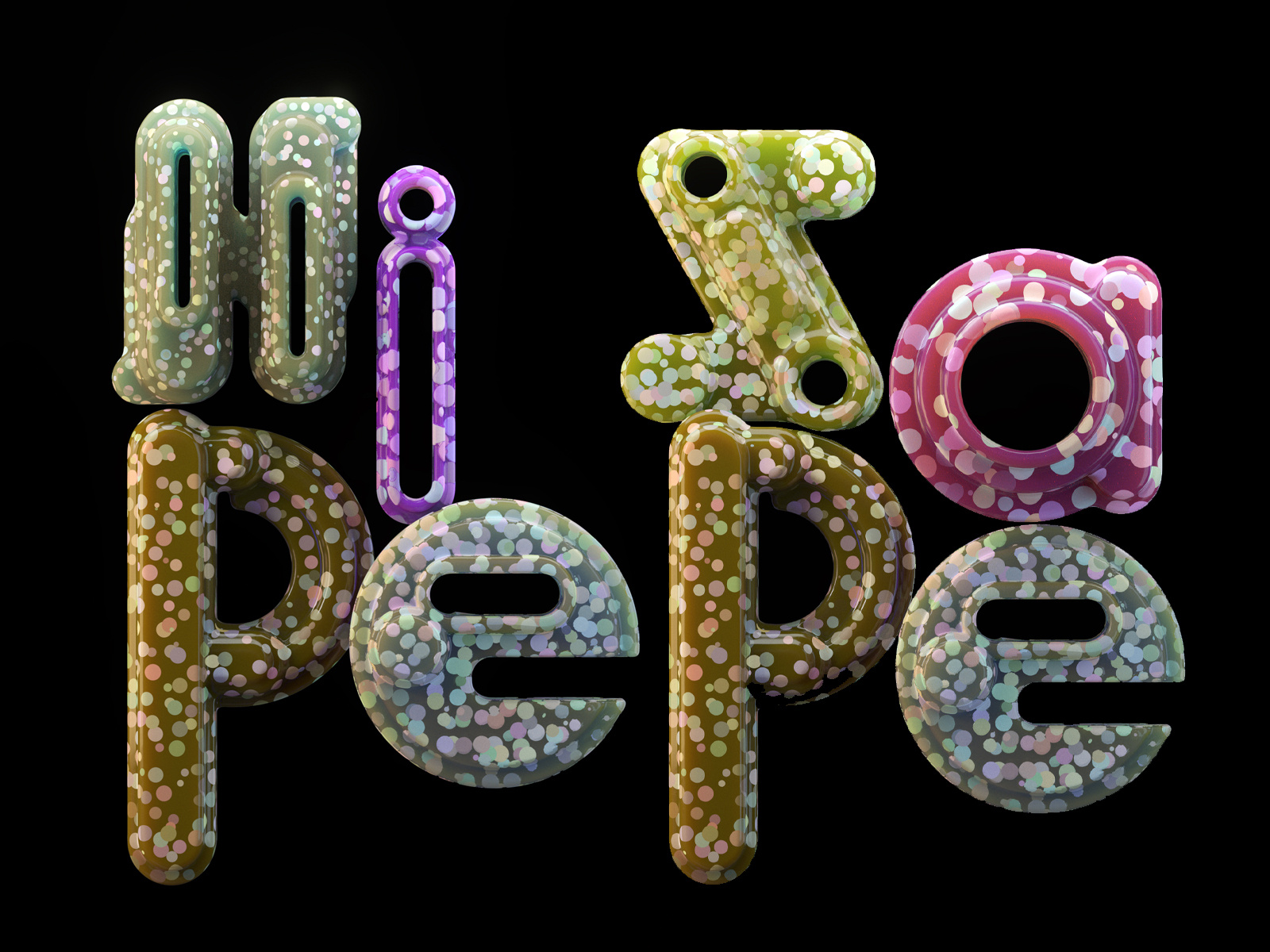 NIPE * ZAPE 3D Lettering by Erich Gordon on Dribbble
