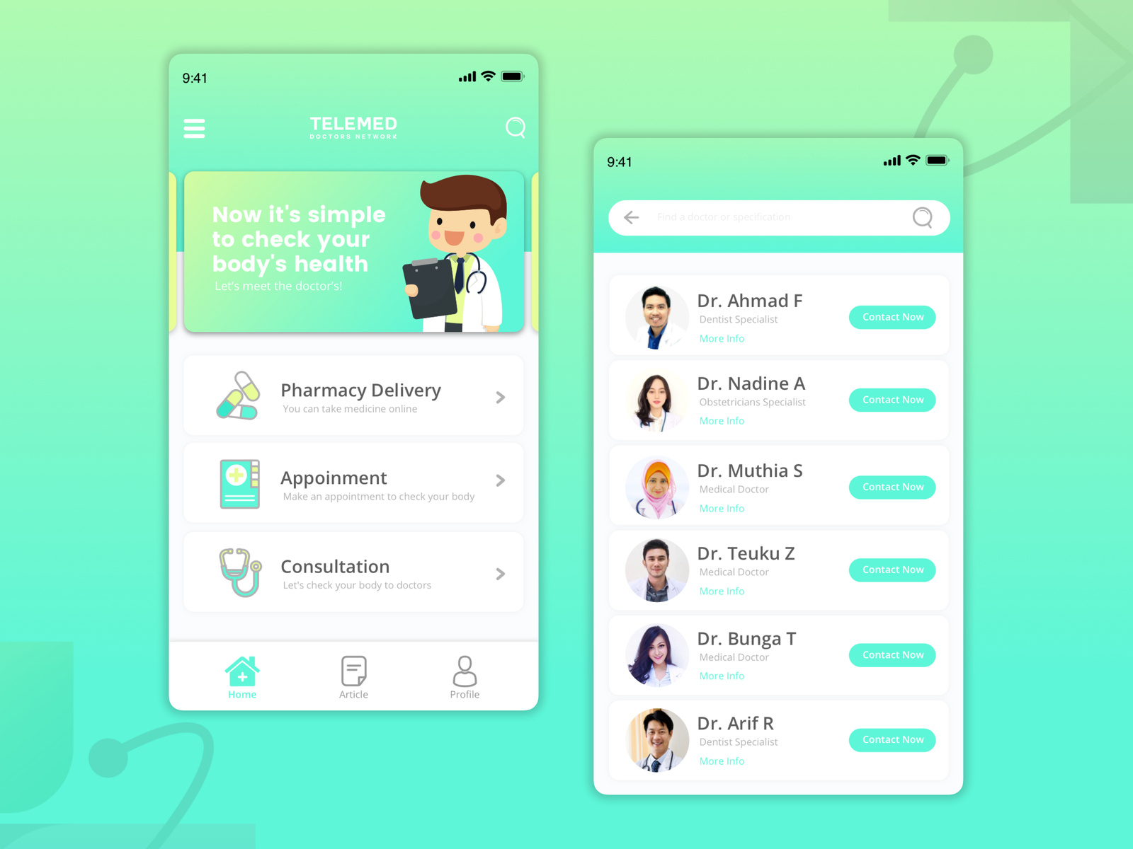 Telemed by Indra Maulana on Dribbble
