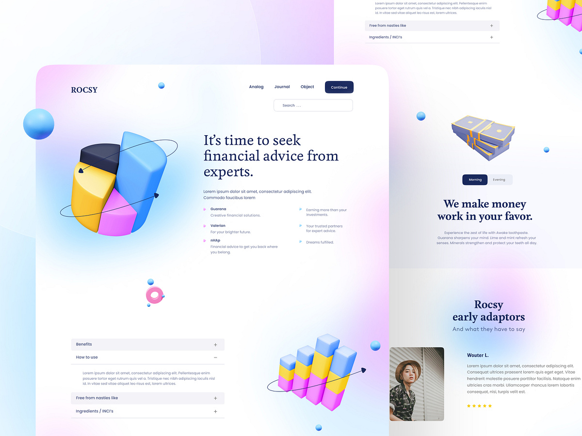 Gradient Ui Designs Themes Templates And Downloadable Graphic