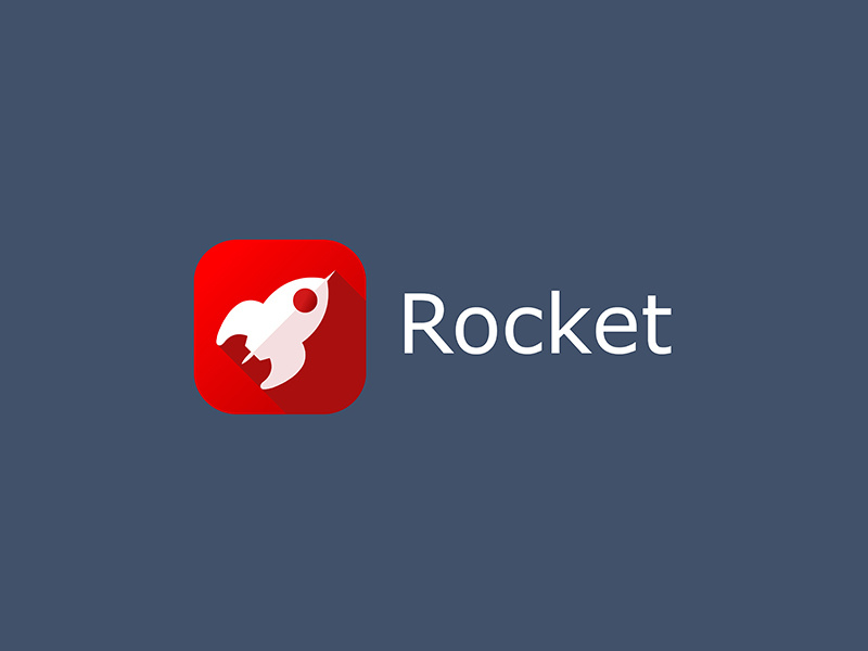 Rocket App icon and logo by Aditya Chhatrala on Dribbble