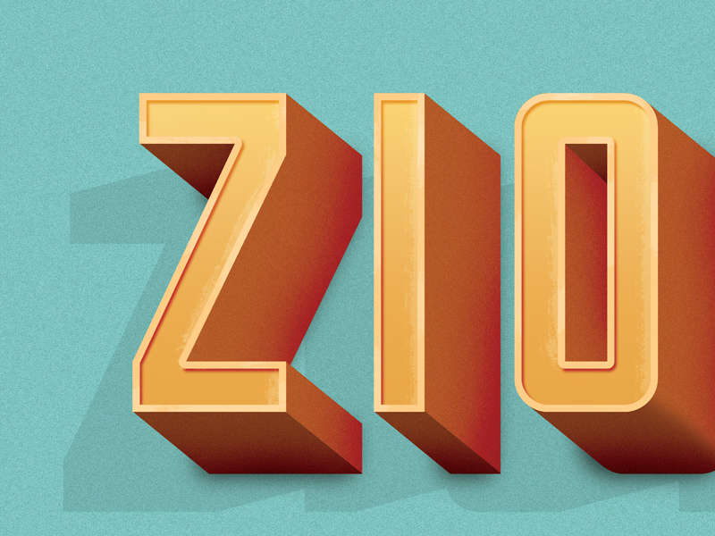 Dimensional Type by Dustin M Myers on Dribbble