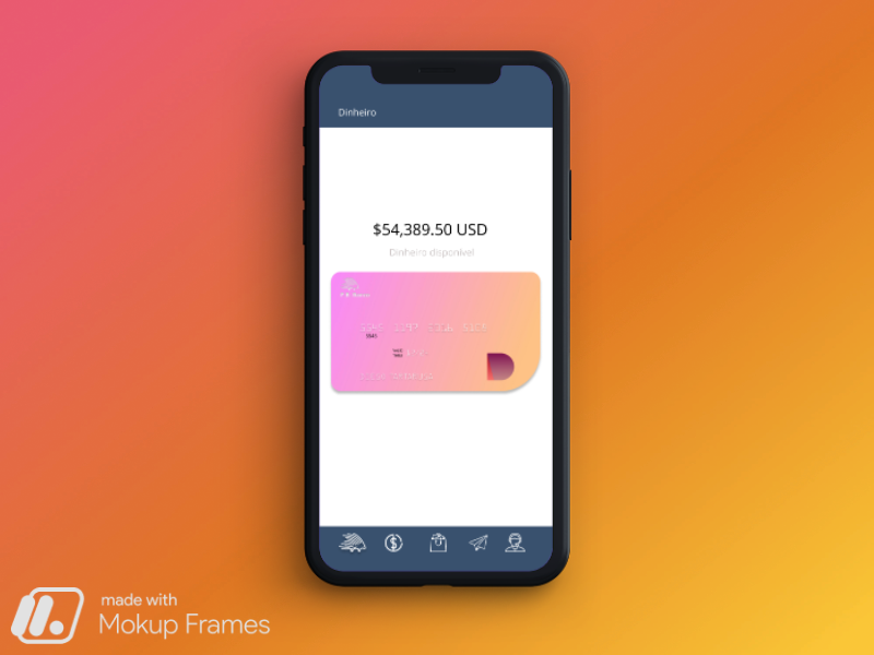 Porco Espinho Banco Digital Card Screen by Diego Núñez on Dribbble