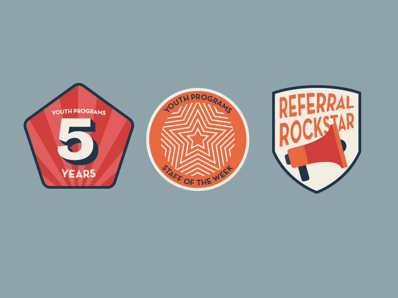 Youth Programs Badges Concepts by Josie Adkins on Dribbble