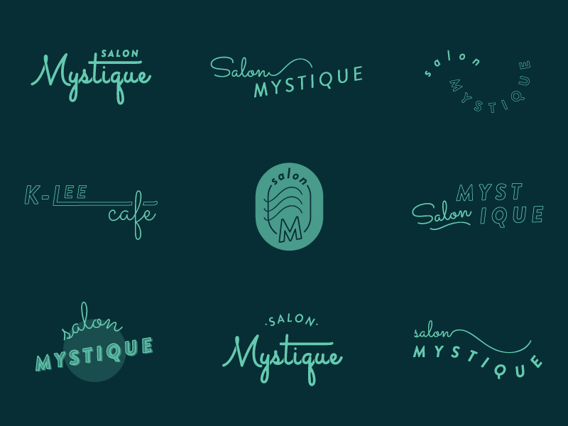 Mystique Logomarks by Emily Gore on Dribbble