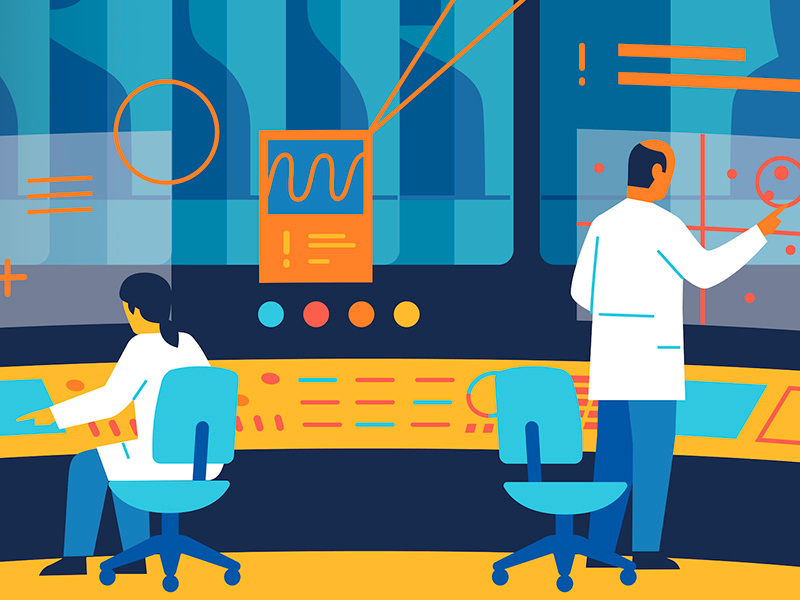 Thinktilt spot illos by Jason Solo on Dribbble