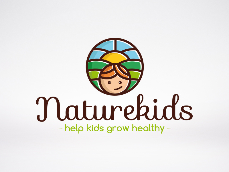 Nature Kids Logo by Alberto Bernabe on Dribbble