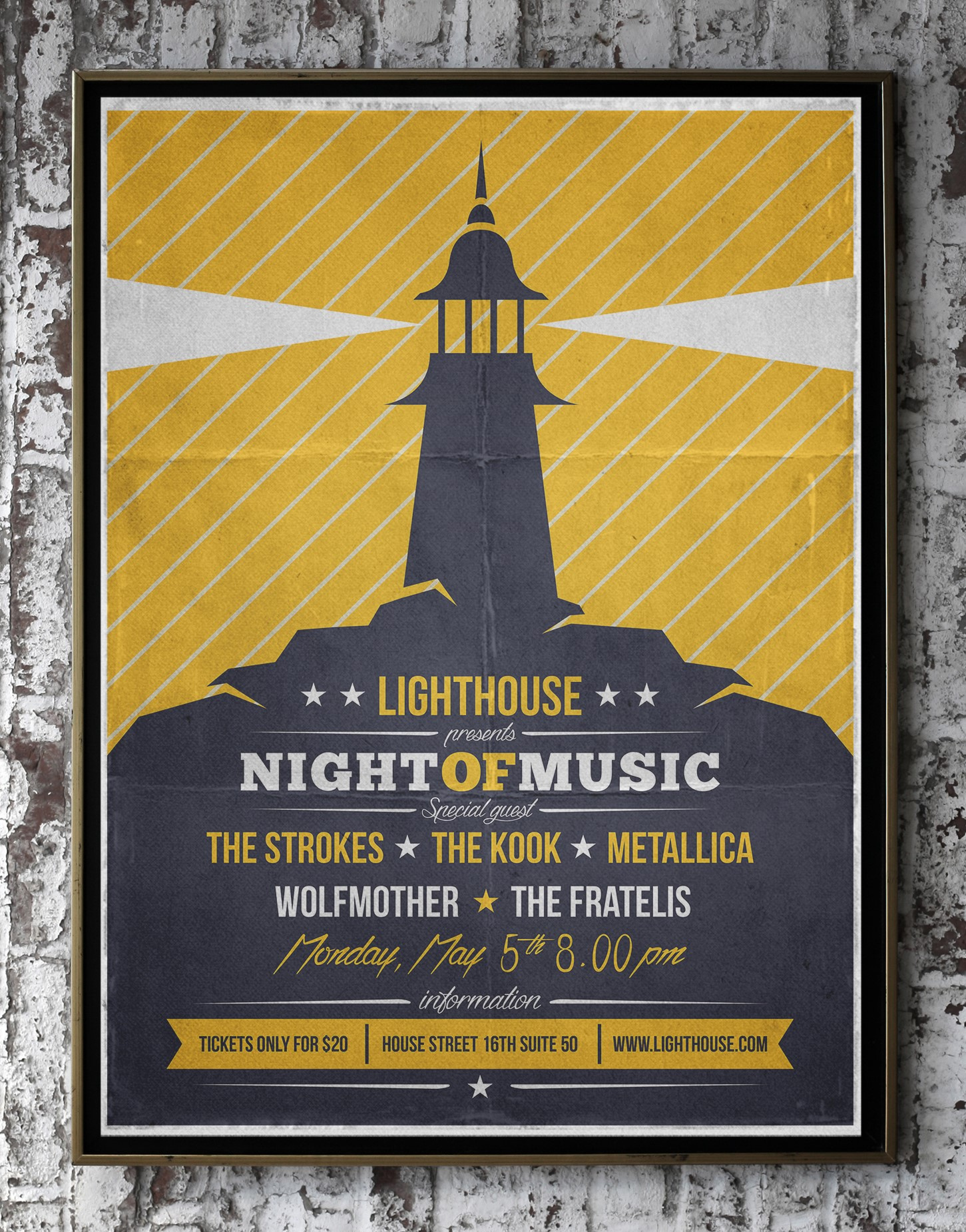 Lighthouse Flyer by Alberto Bernabe on Dribbble