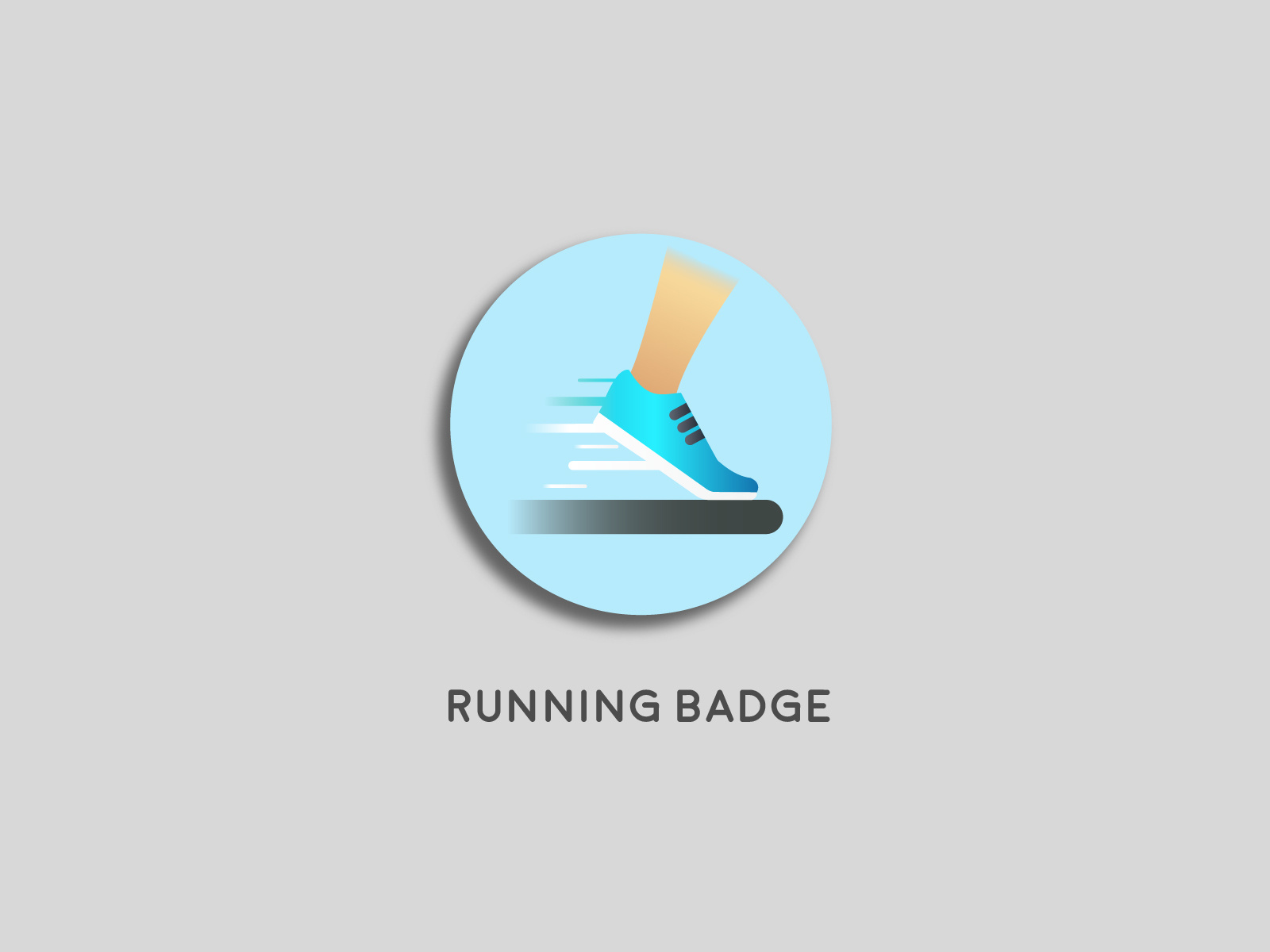 Running Badge by Maghin T. on Dribbble