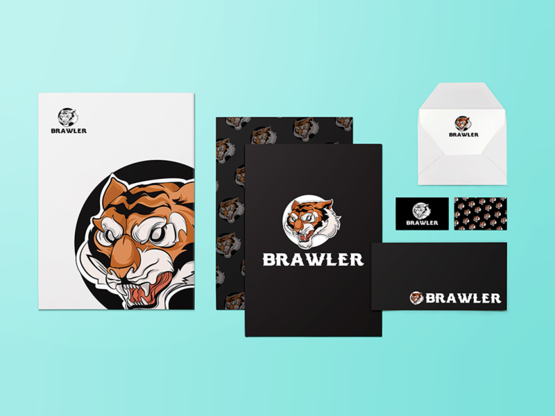 Brawler logo by Abigail P on Dribbble
